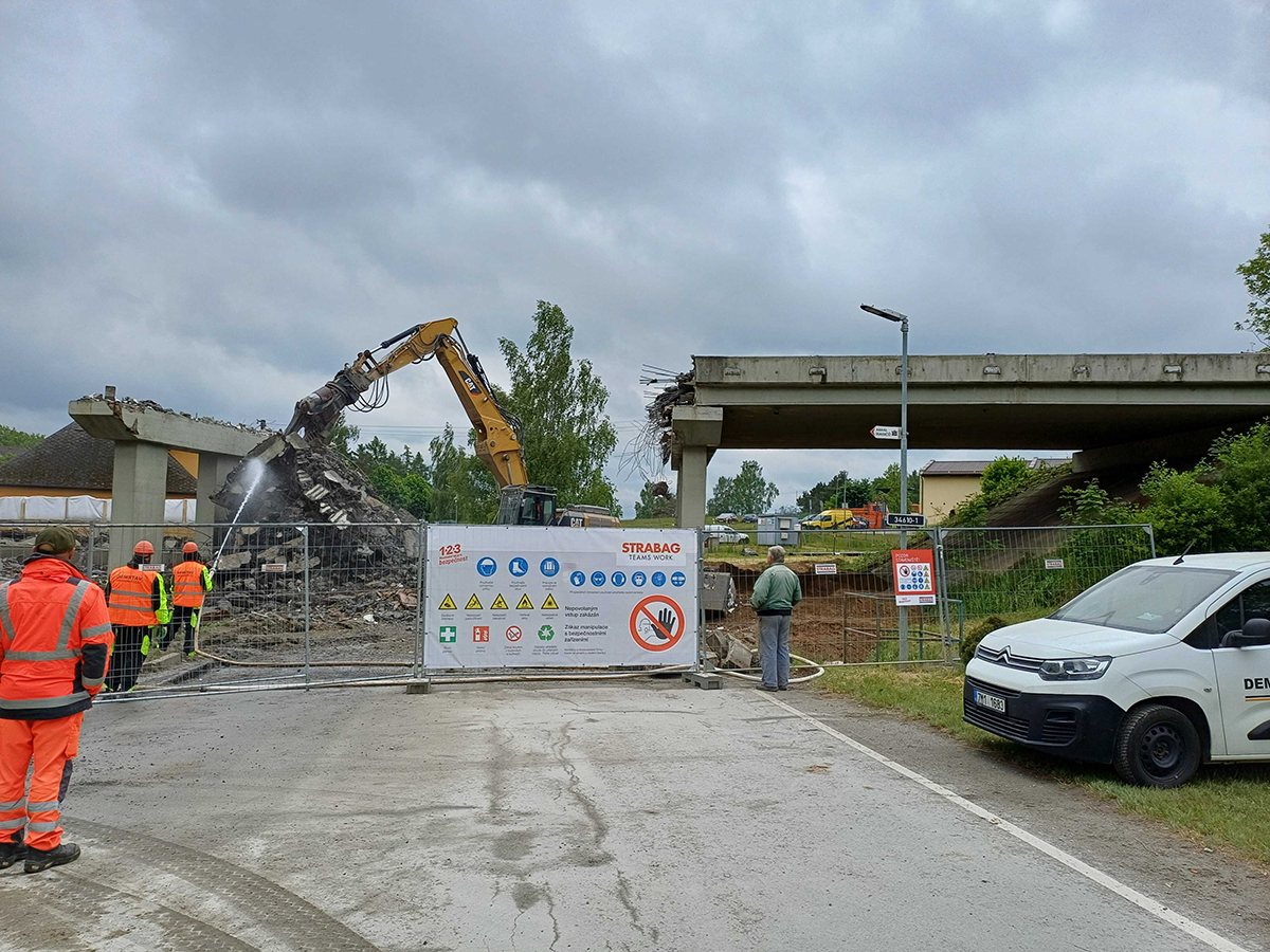 Rekonstrukce mostu v Habrech | ZAPA beton